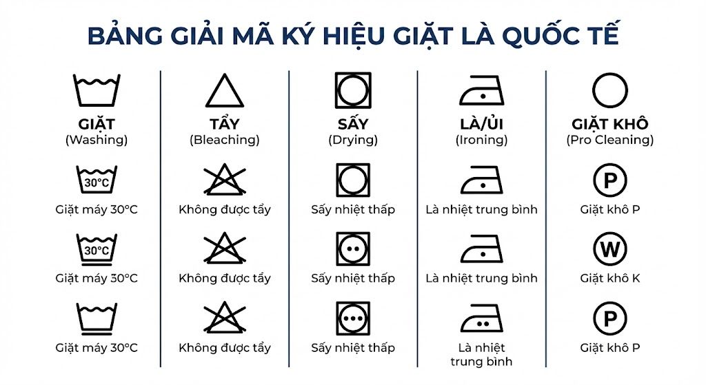 Decoding the Meaning of Symbols on Clothing Labels | Yung Chang Lable ...